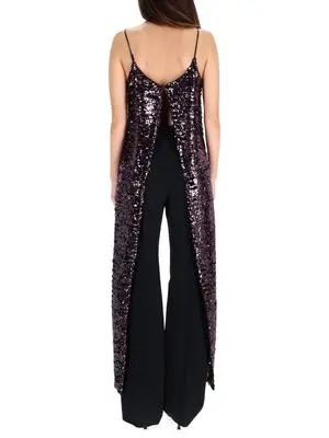 Rabanne Sequined Camisole Top