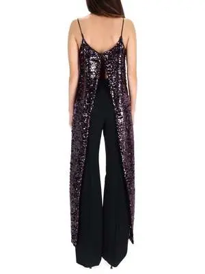 Rabanne Sequined Camisole Top