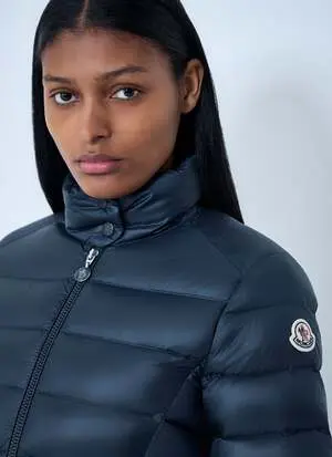 Moncler Genet Long Coat - Blue