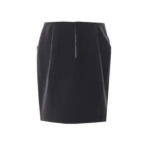 Balmain Short Belted Skirt - Black