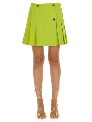 Bottega Veneta Pleated Skirt - Green