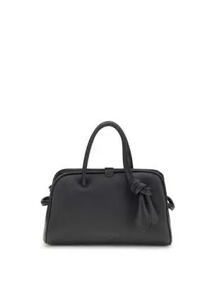 Jacquemus Le Petit Turismo Leather Top Handle Bag - Black