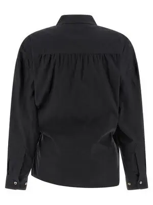LEMAIRE Straight Collar Twisted' Shirt - Black