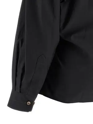 LEMAIRE Straight Collar Twisted' Shirt - Black