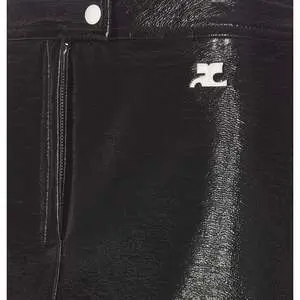 COURREGES Reedition Vinyl Mini Skirt