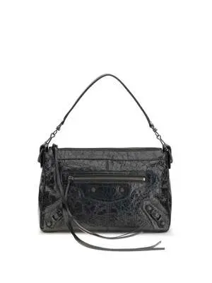 Balenciaga Le City Moto Small Shoulder Bag - Black