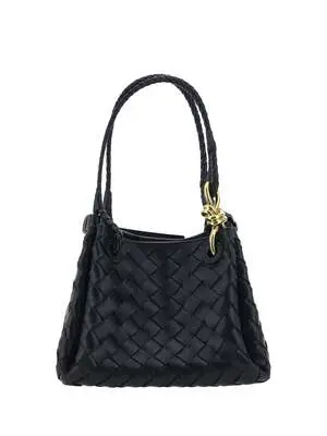 Bottega Veneta Small Parachute Shoulder Bag - Black