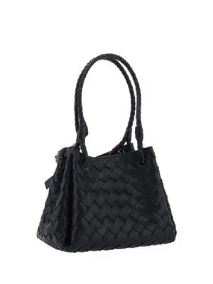 Bottega Veneta Small Parachute Shoulder Bag - Black