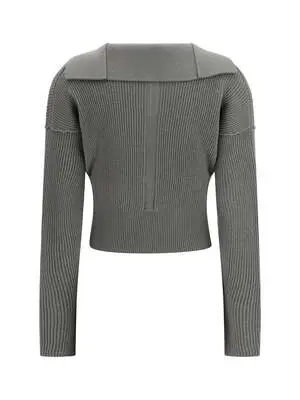 Rick Owens Euca Virgin Wool V-neck Sweater - Green