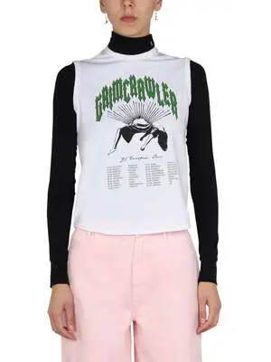 Raf Simons Printed Top - White