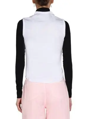 Raf Simons Printed Roll-neck Top