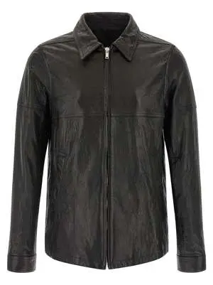Rick Owens Brad Leather Jacket - Black