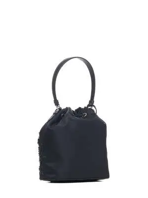 Prada Borse Crystals Re-nylon Mini Bucket Bag