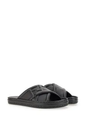 Fendi Leather Sandals