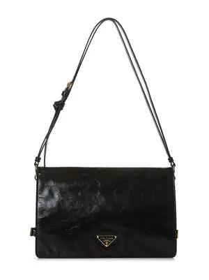 Prada Borse Black Medium Shoulder Bag - Multicolor