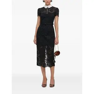 SELF-PORTRAIT Lace Midi Dress