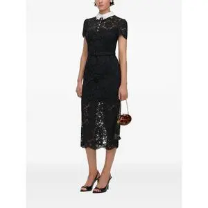 SELF-PORTRAIT Lace Midi Dress