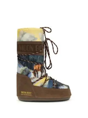 Moon Boot Printed Boots - Multicolor