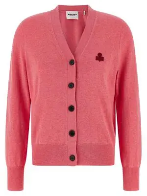 Isabel Marant Étoile Karina Mélange Cotton And Wool Blend Cardigan
