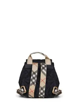 Burberry Black Horseshoe Mini Backpack