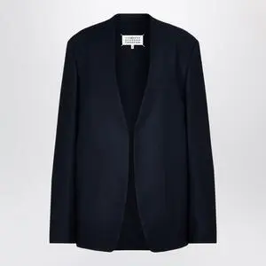MAISON MARGIELA Virgin Wool Jacket - Blue