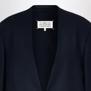 MAISON MARGIELA Virgin Wool Jacket - Blue