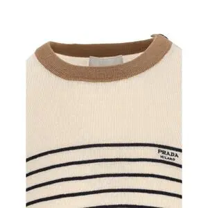 Prada Neutrals Sweaters & Knitwear Jumpers