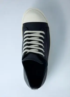 Rick Owens Leather Low-top Sneakers
