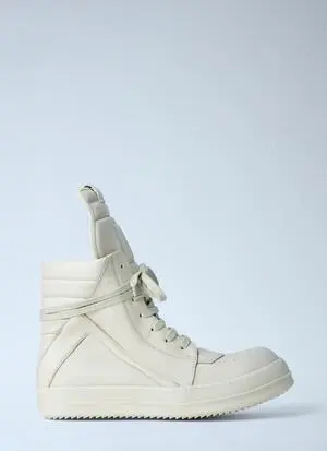 Rick Owens Geobasket Sneakers - White