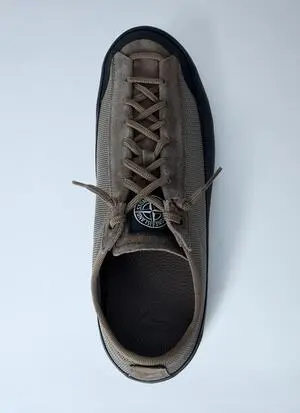 Stone Island Mesh Low-top Sneakers - Brown