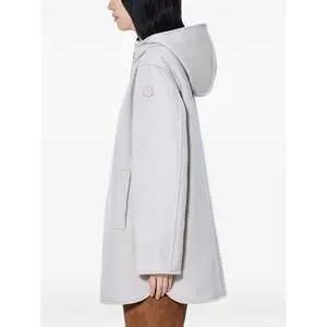 Moncler Neutrals Jackets Oversized Jackets