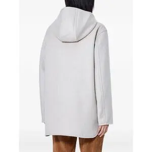 Moncler Oversized Hooded Jacket - Cream