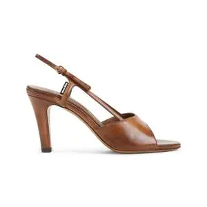 Miu Miu Calf Leather Sandals - Brown