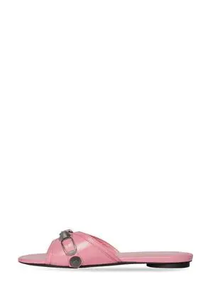 Balenciaga Leather Sandals - Pink
