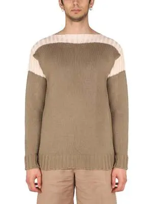 Fendi Cotton And Cashmere Sweater - Cream