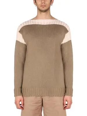 Fendi Cotton And Cashmere Sweater - Cream