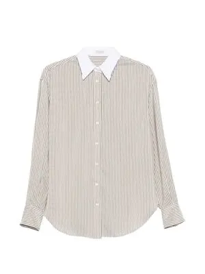 Brunello Cucinelli Silk Shirt - Multicolor