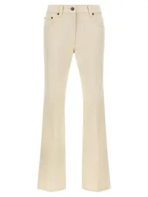 Valentino Garavani Pleated Jeans For Women