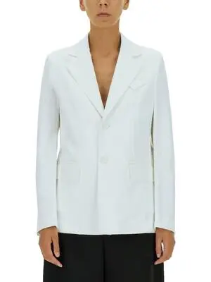 Bottega Veneta Single-breasted Jacket - White