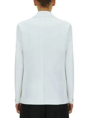 Bottega Veneta Single-breasted Jacket - White