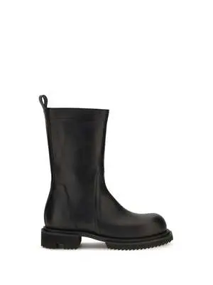 Rick Owens Creeper Gabe Boots - Black