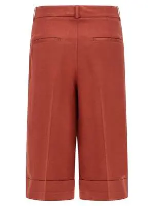 Peserico Linen Viscose Bermuda Shorts