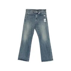 Mihara Yasuhiro Denim Bootcut Jeans - Blue