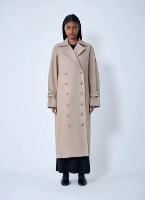 TOTEME Signature Trench Coat - Cream