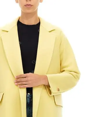 Max Mara Beira Coat - Yellow