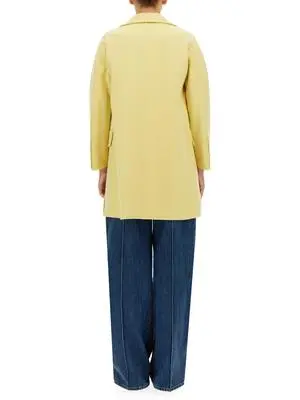 Max Mara Beira Coat - Yellow