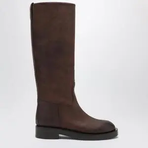 Paris Texas Ebony Napa Leather Boots - Brown