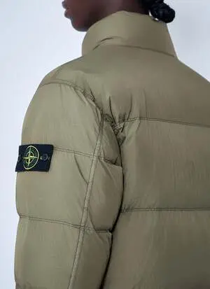 Stone Island Logo Patch Bomber Jacket