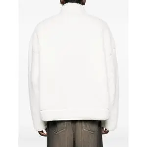 Mihara Yasuhiro High Neck Fleece Jacket - White