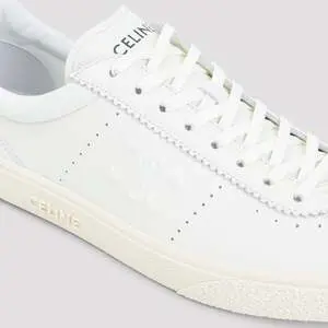 Celine Low Lace-up Sneakers With Triomphe